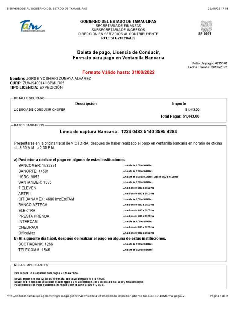 Bienvenidos Al Gobierno Del Estado de Tamaulipas | PDF | Gobierno ...