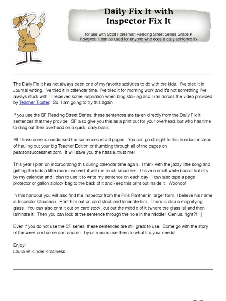 Daily Fix It | PDF | Leisure | Nature