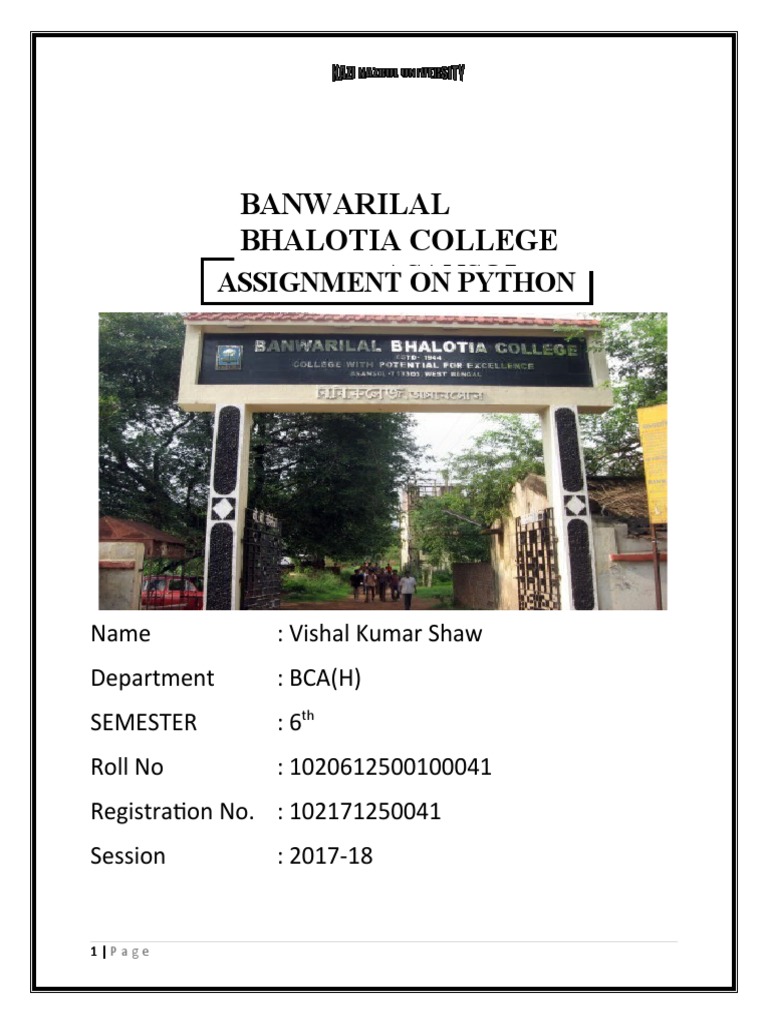 Python VISHAL | PDF | Filename | Computer Science