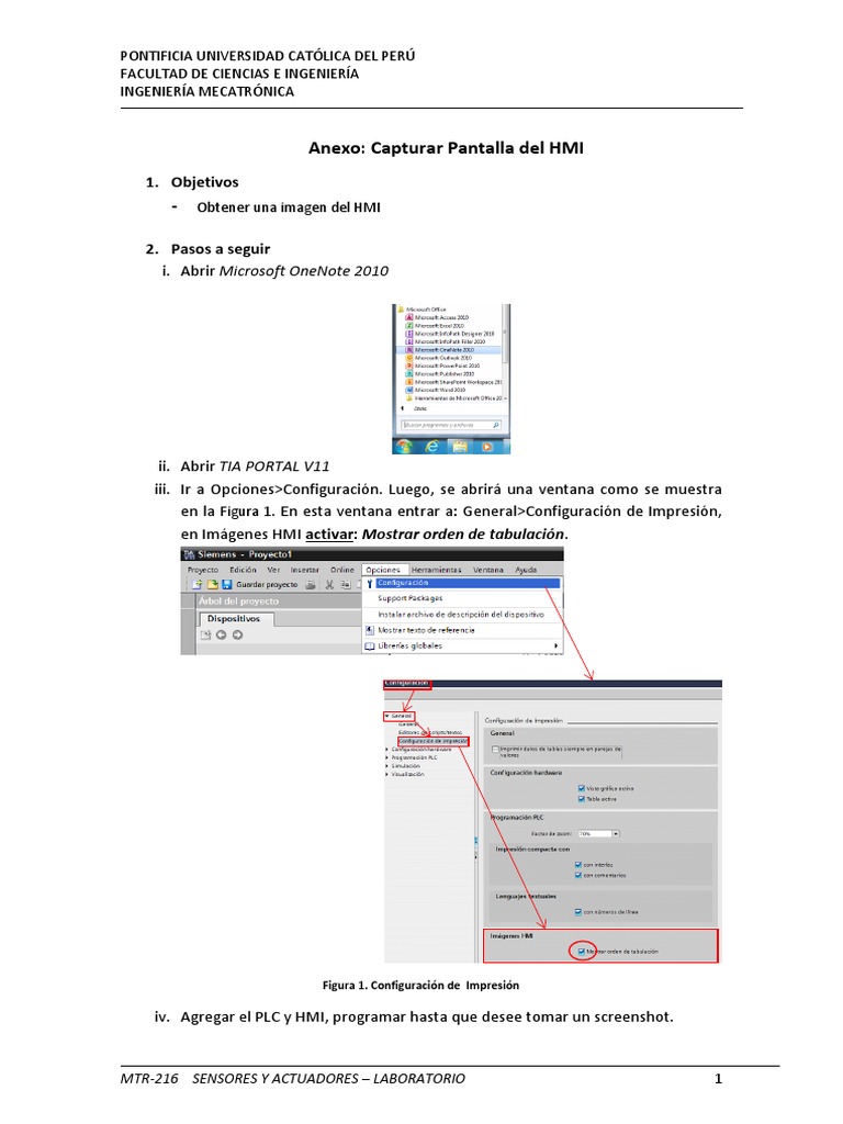 Anexo - Capturar Pantalla HMI | PDF