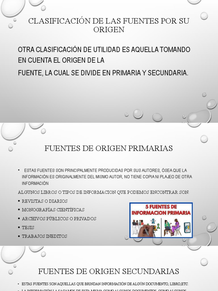 Clasificación de Las Fuentes Por Su Origen | PDF