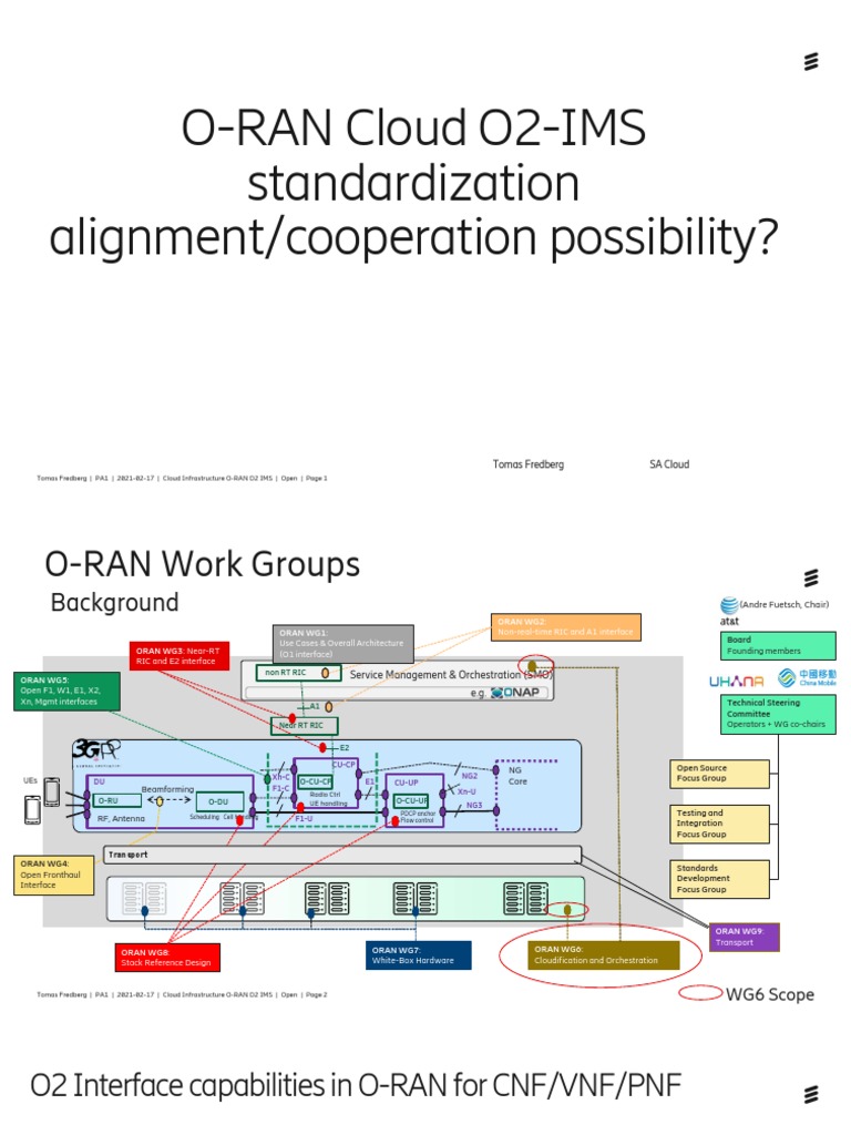 ORAN - O2 IMS Alignment | PDF | Cloud Computing | Virtualization