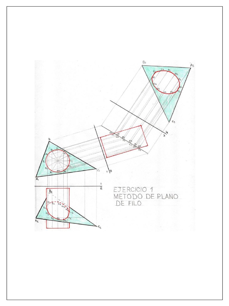 S17 Interseccion Entre Plano y Un Cilindro Recto PC4 2021 | PDF
