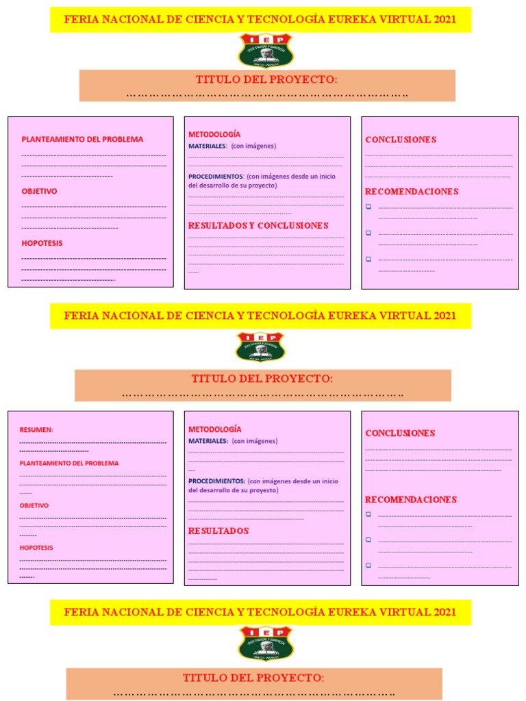 Tríptico Eureka 2021 | PDF | Science | Cognición