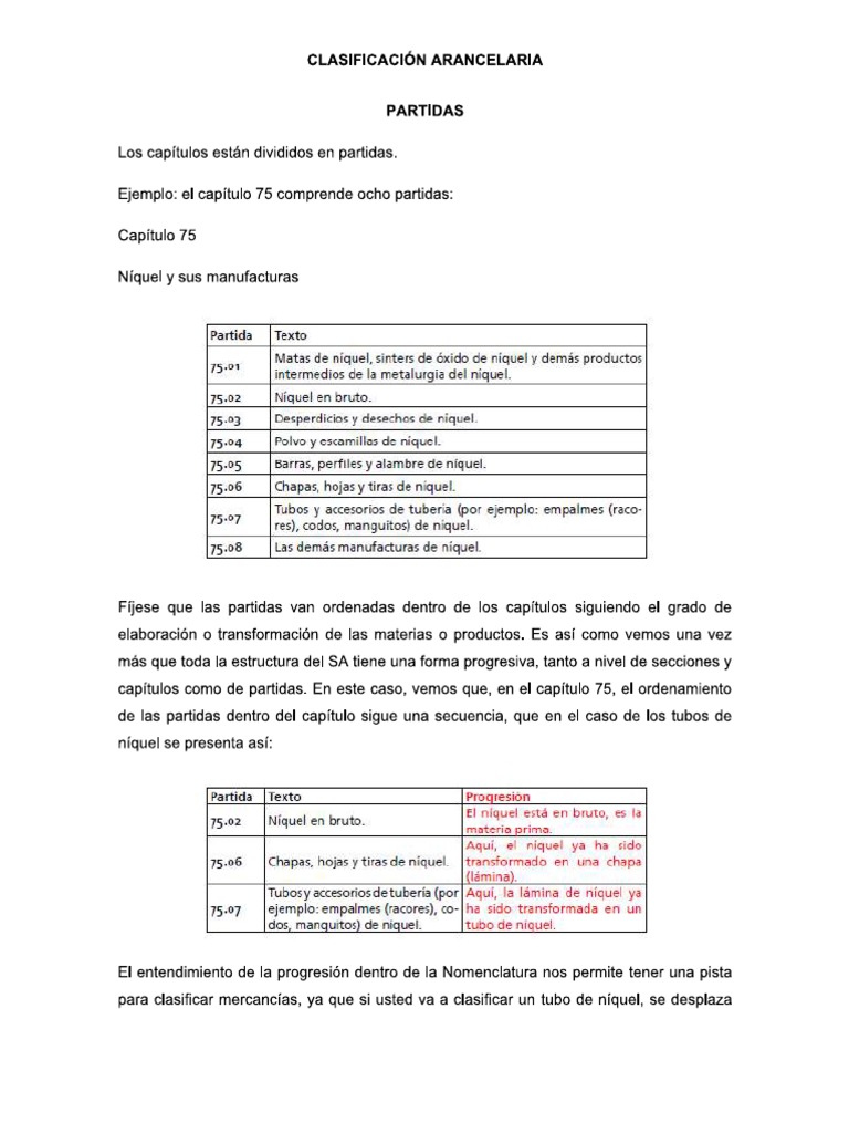 PARTIDAS ESPECIFICAS Y GENERICAS | PDF