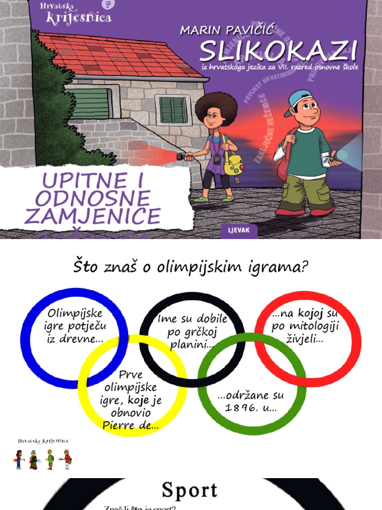 Zamjenice Upitne I Odnosne | PDF