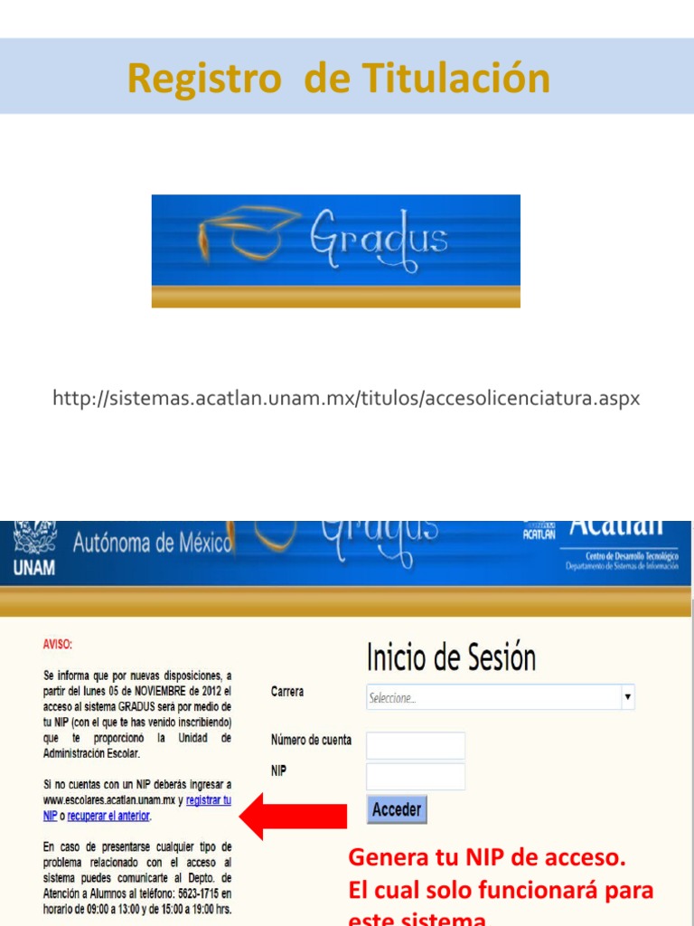 Tutorial Registro de Titulación. | PDF | Informática