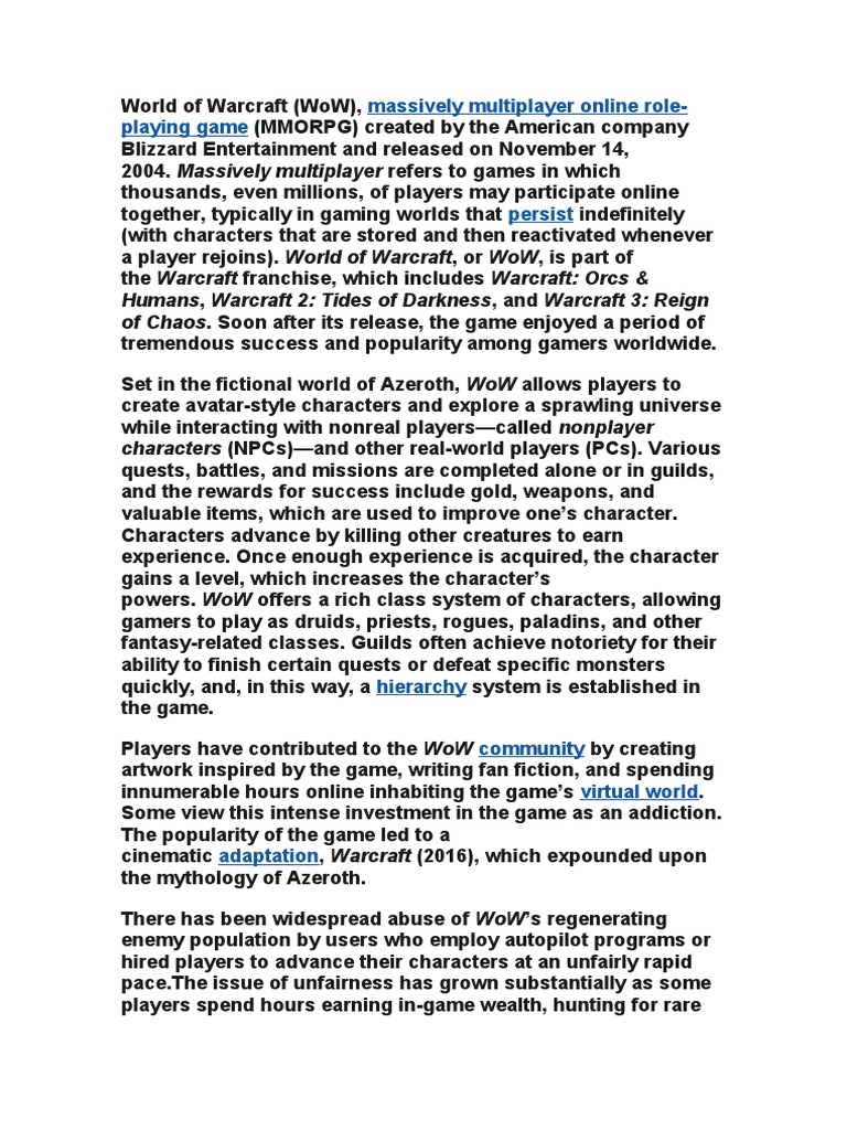 World of Warcraft 13 | PDF | World Of Warcraft | Warcraft