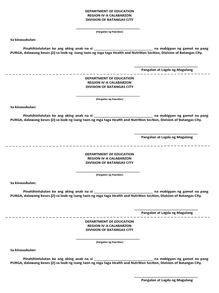 Purga Permit 1 | PDF