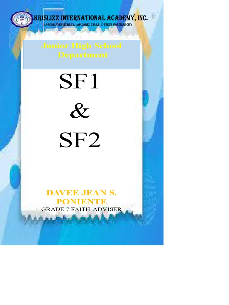 SF1 SF2 Front Template | PDF