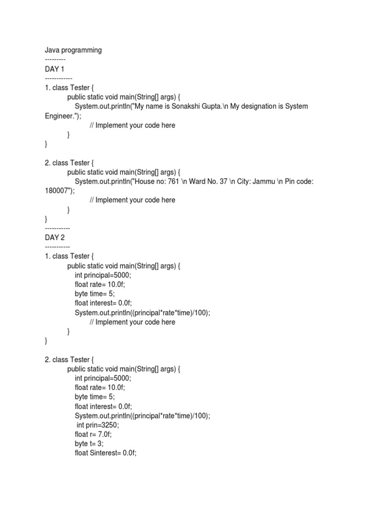 LEX Assignments5645654654 | PDF | Constructor (Object Oriented ...