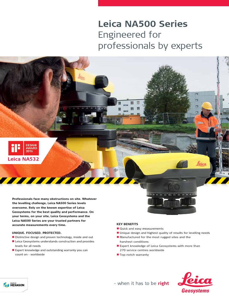 Leica-NA500 SERIES | PDF | Measurement | Optics