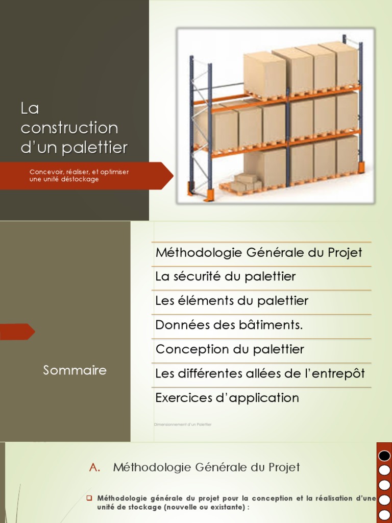 Dimensionnement et sécurité du palettier | PDF