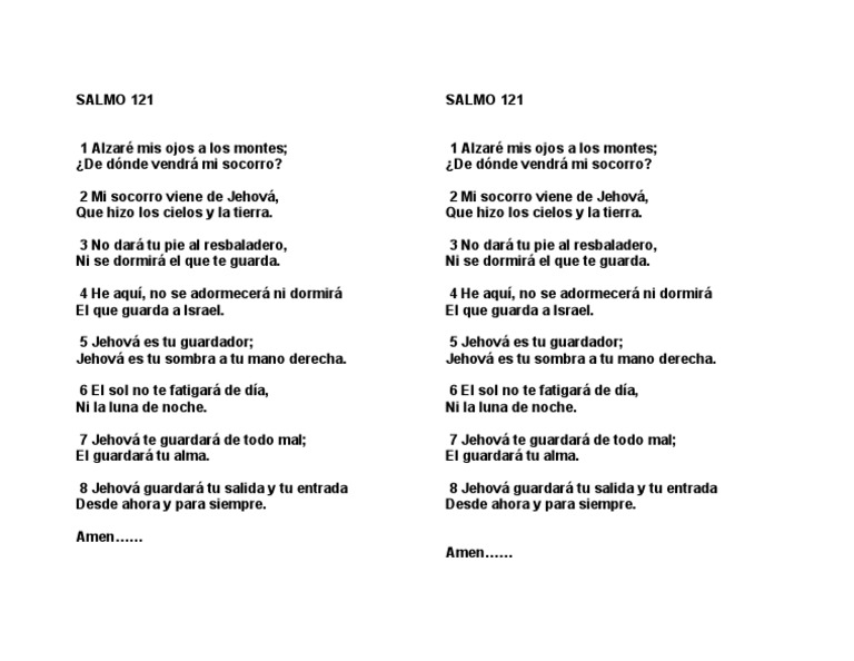 Salmo 121 | PDF