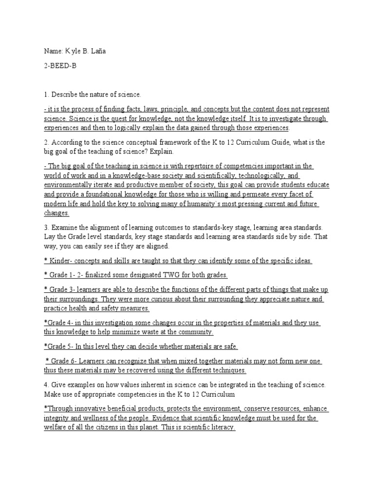 Module 3 Assessment Task | PDF | Learning | Science