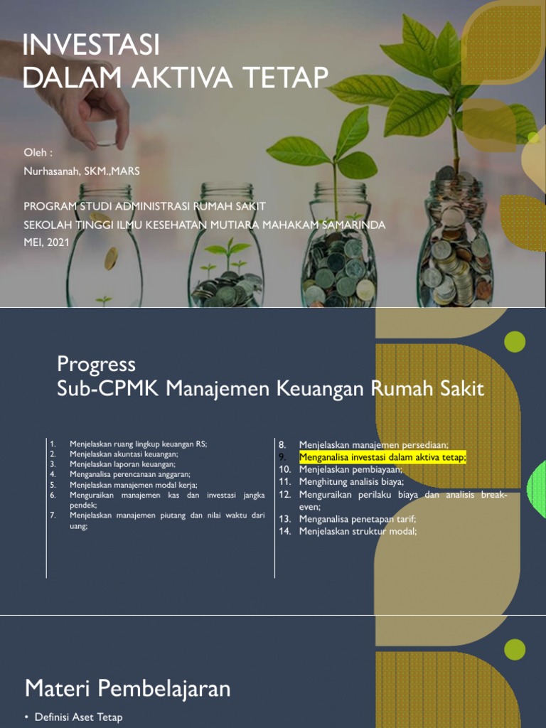 10 Investasi Dalam Aktiva Tetap | PDF