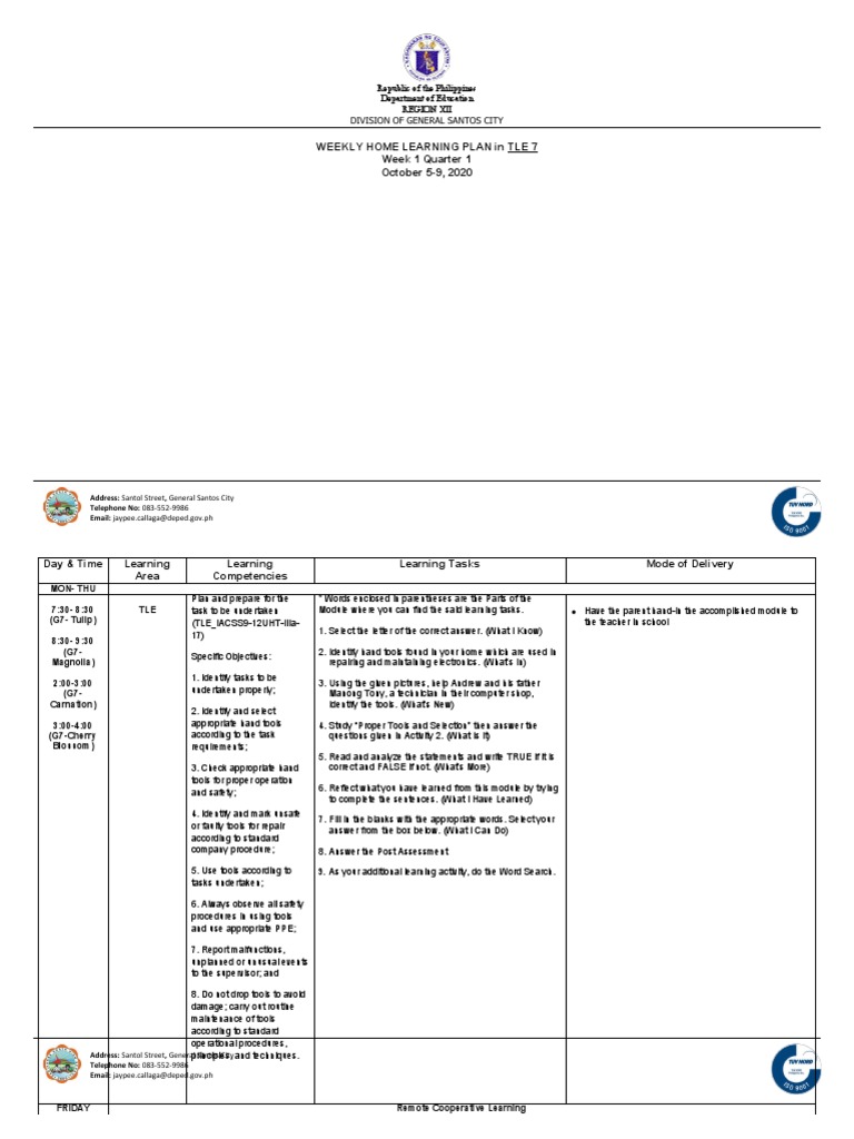 WHLP TLE7 CSS Week 1 | PDF