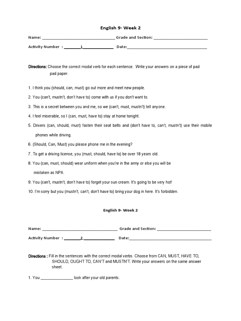 Activity-Sheets Grade 9 English Edited | PDF | English Language ...