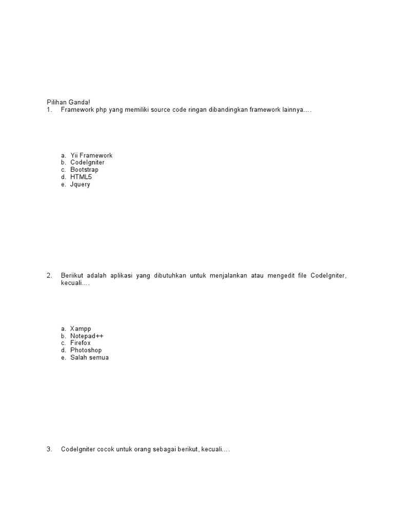 Soal Uts PL901B - Ade Setiadi - Web Programming Ii - Kelas Malam | PDF