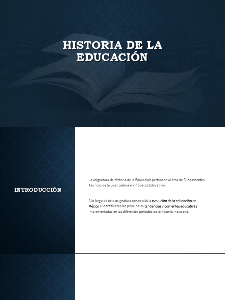 Historia De La Educación Pdf