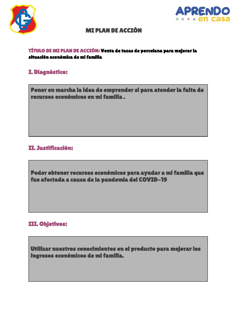 Cyt Plan de Accion | PDF | Iniciativa empresarial | Publicidad