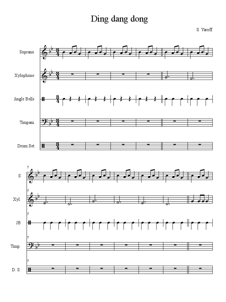 Ding Dang Dong | PDF