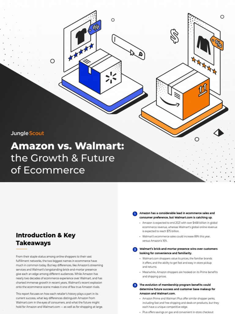 Jungle Scout Amazon Vs Walmart Report 2021 | PDF | Walmart | E Commerce