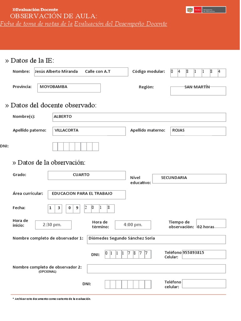 Alberto Villacorta | PDF | Salón de clases | Maestros