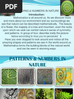 Patterns and Numbers in Nature and The World | PDF | Pattern | Nature