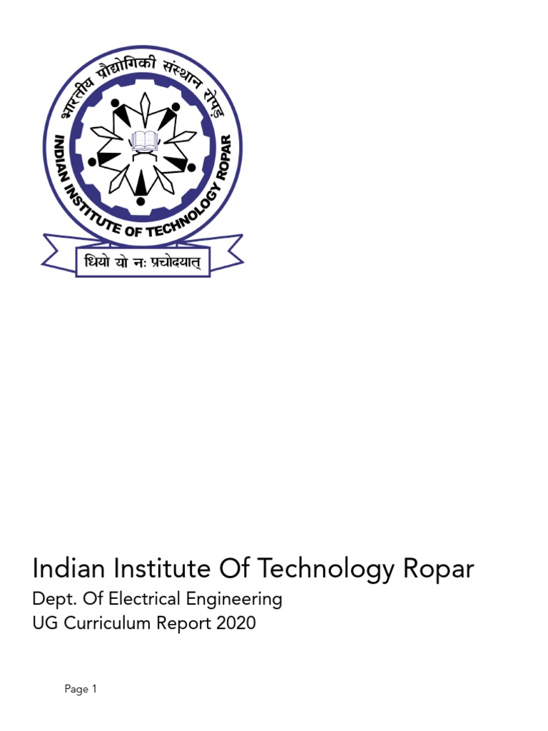 Electrical Engineering Curriculum Report Pdf Microcontroller