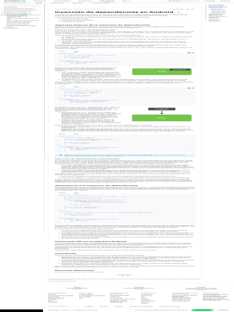 4.1. Inyección de Dependencias en Android - Desarrolladores de Android - Android Developers ...