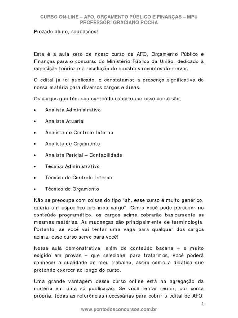 Aula 00 | PDF