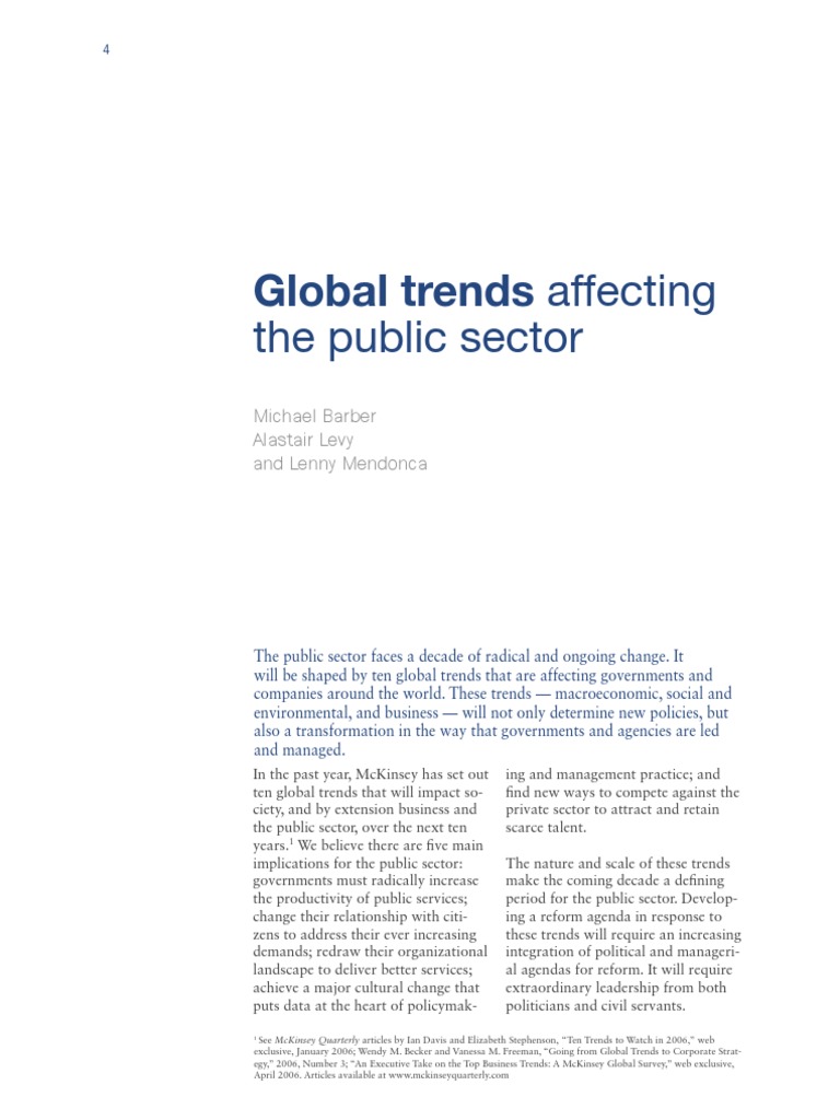 TG Global Trends | PDF | Economic Growth | Sustainability