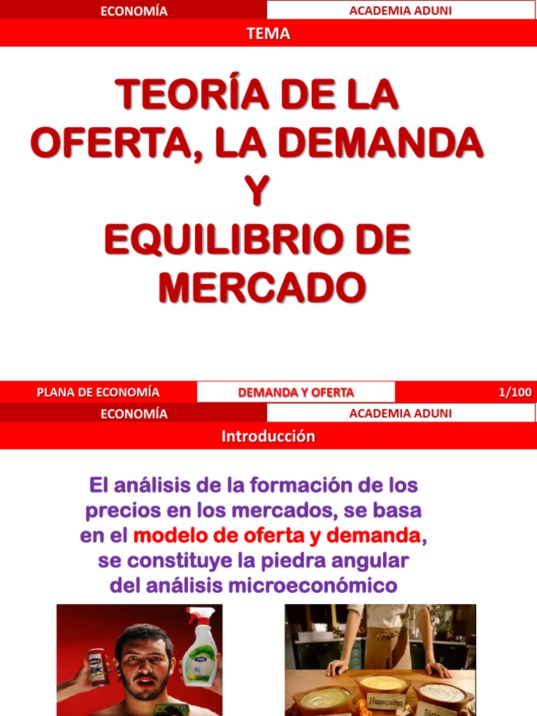 Teoría de Oferta y Demanda en Economía | PDF | Oferta (economía ...