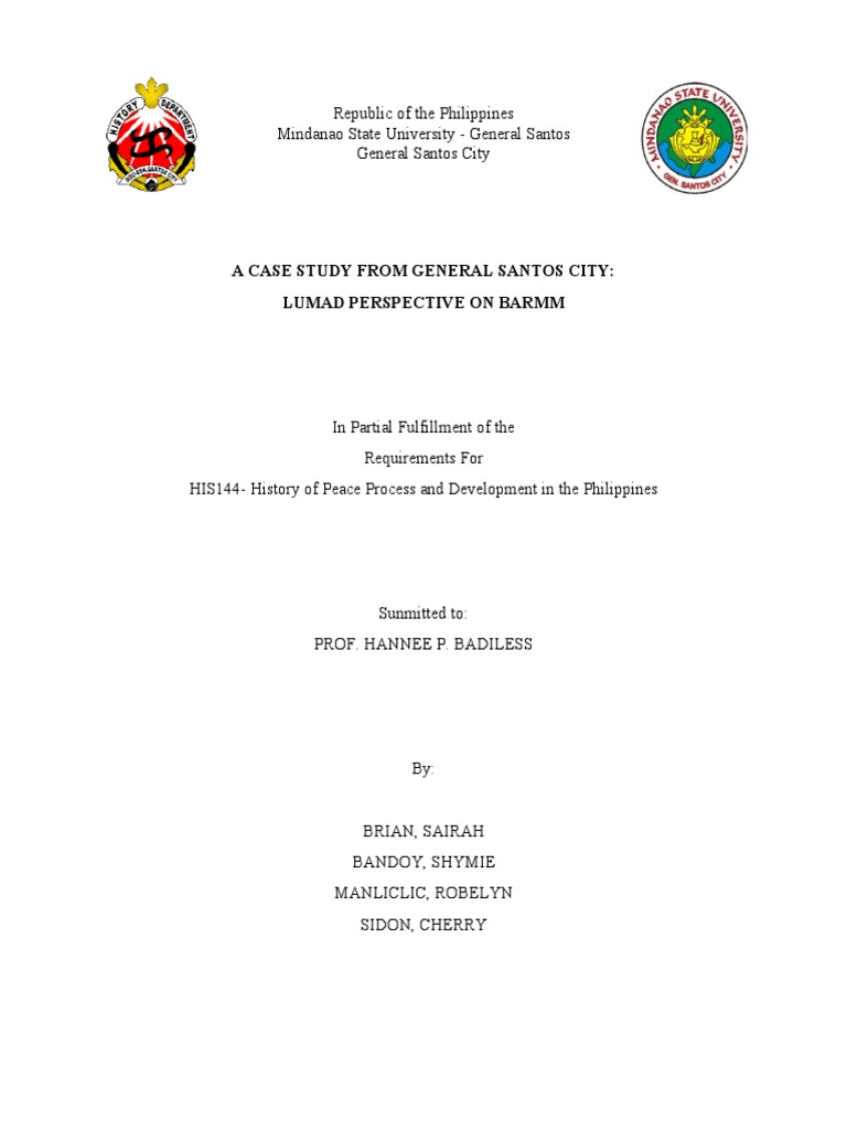 Lumad Perpective On BARMM | PDF | Mindanao | Philippines