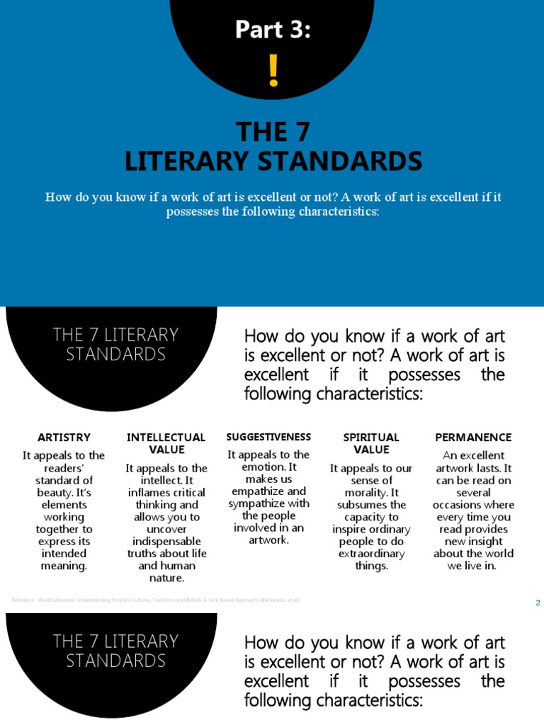 7 Standards of Excellent Art | PDF | Psychology | Cognitive Science