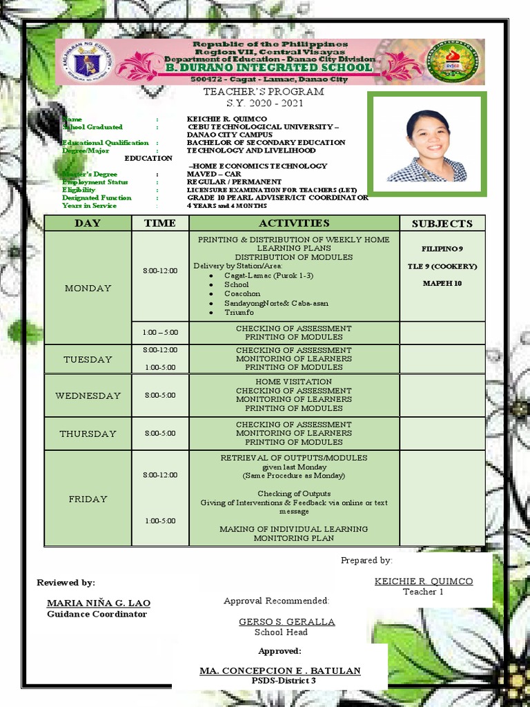 Keichie Teachers Program 2020 - 2021 | PDF | Educational Technology ...