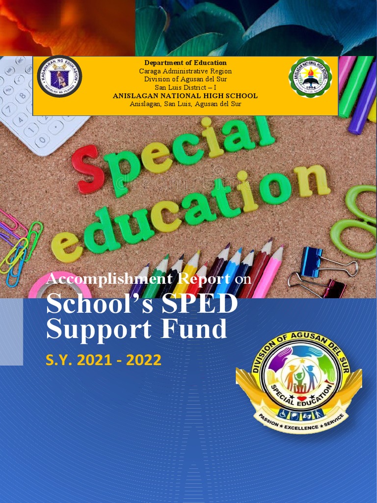 Narrative Report on SPED Fund | PDF | Curriculum | Communication