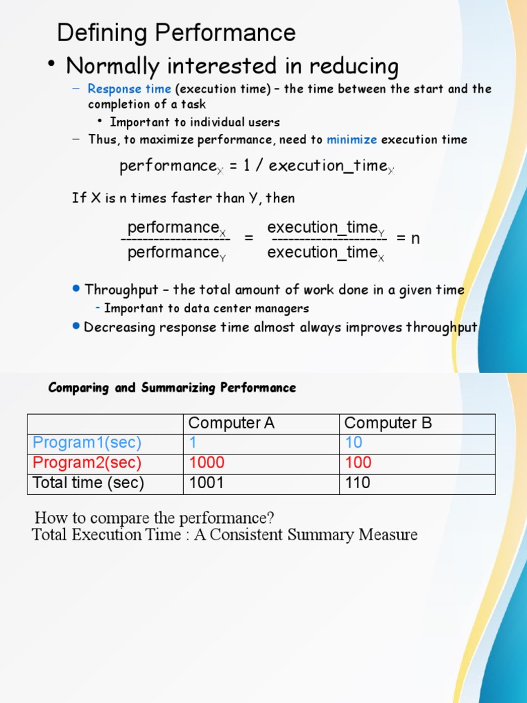 4 Performance | PDF | Central Processing Unit | Hertz