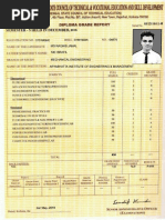 B.tech Marksheet | PDF