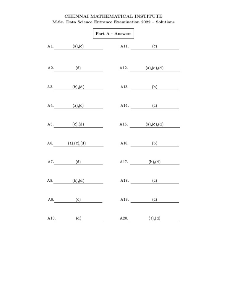 Mscds2022 Solutions | PDF | Matrix (Mathematics) | Vertex (Graph Theory)