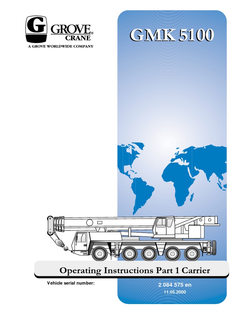 GMK5100 Operation | PDF | Crane (Machine) | Truck