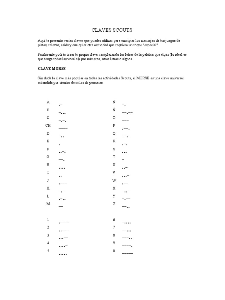 Claves Scouts | PDF | Lingüística