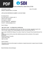 Sample Loan Sanction Letter | PDF