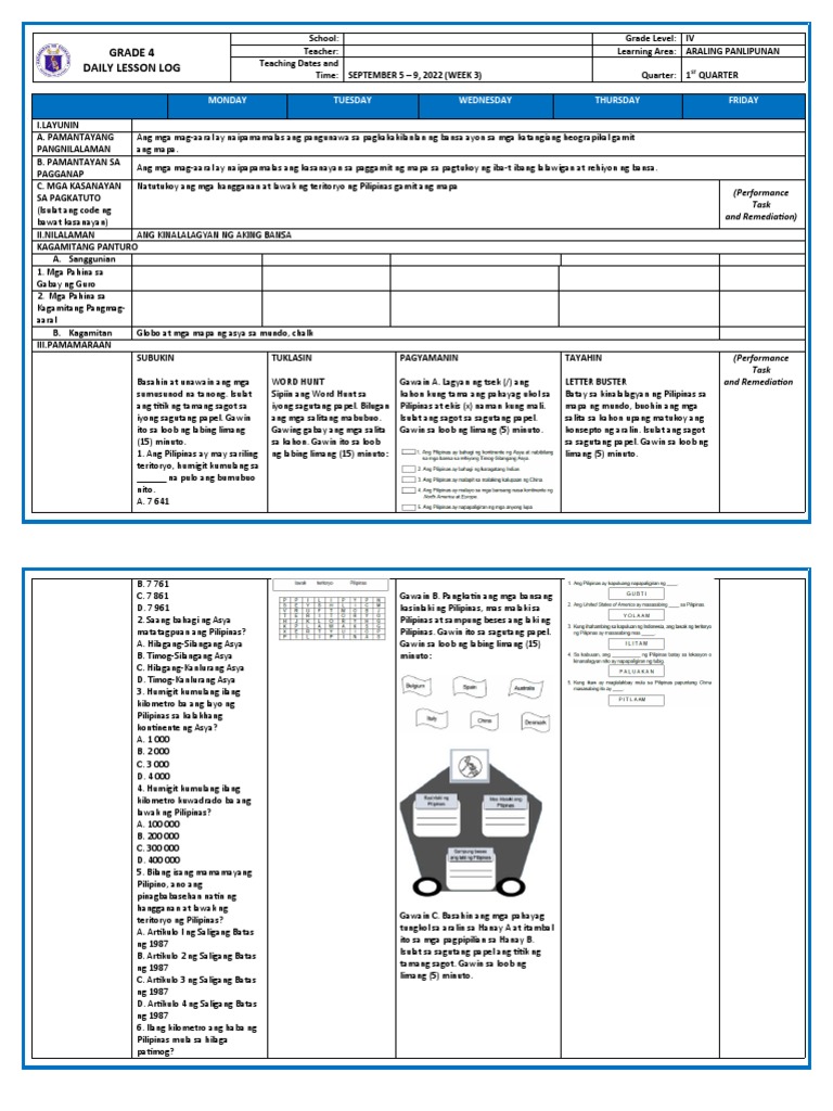 Melc-Based DLL Quarter 1 Week 3 | PDF