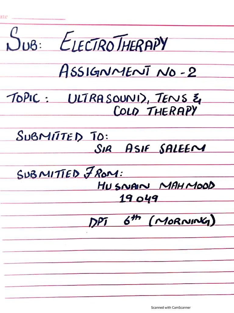 Electrotherapy | PDF