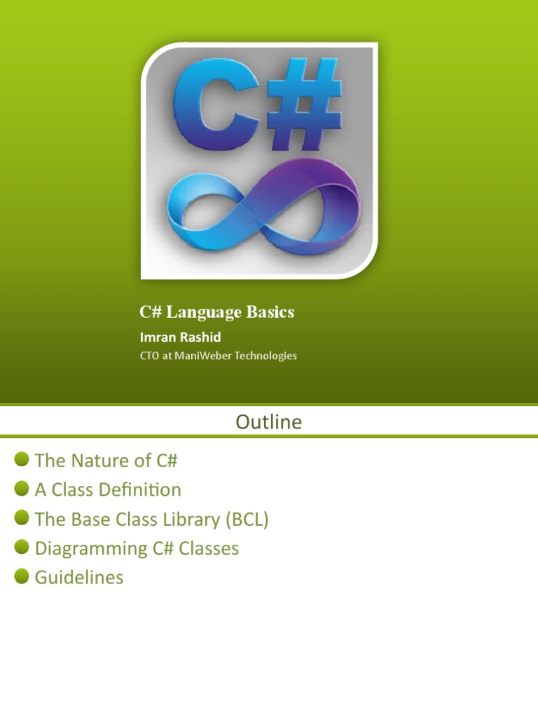 C# Language Basics | Download Free PDF | C Sharp (Programming Language ...