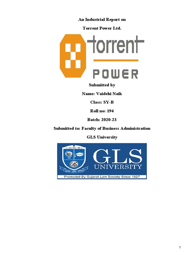 Torrent Plant | PDF | Electric Power Distribution | Electric Power ...