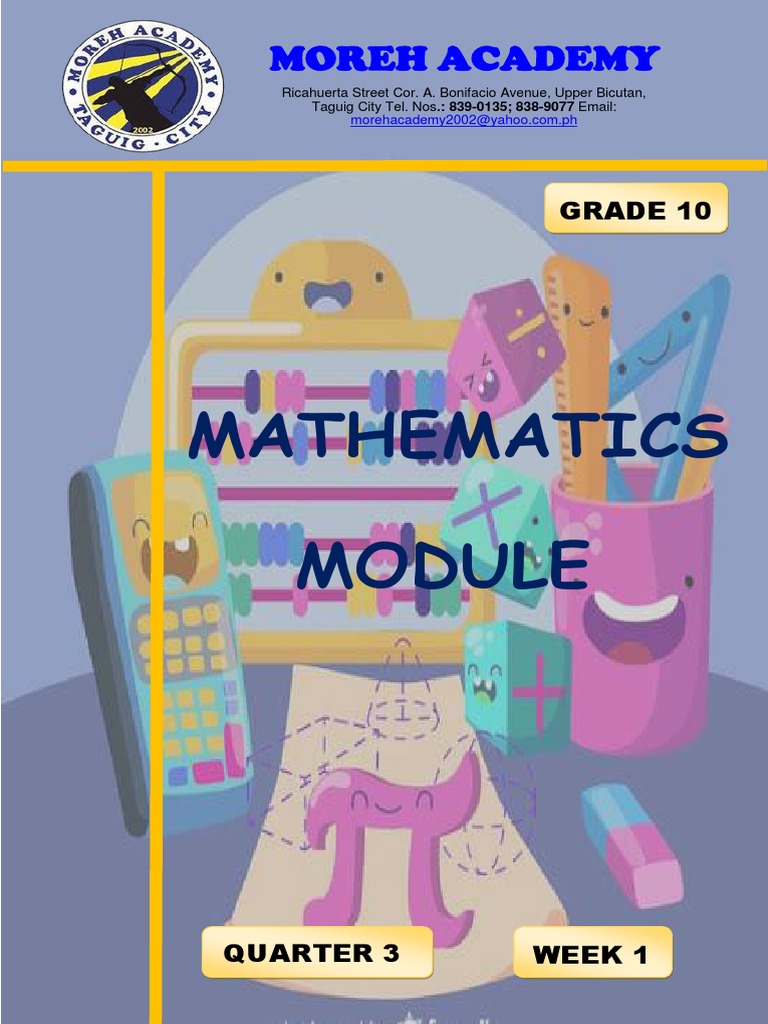 Mathematics 10 | PDF | Lunch | Meal