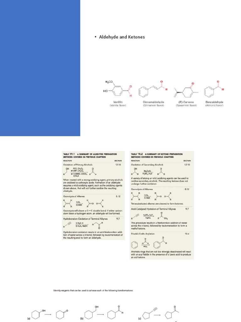 Aldehyde and Ketones | Download Free PDF | Aldehyde | Ester